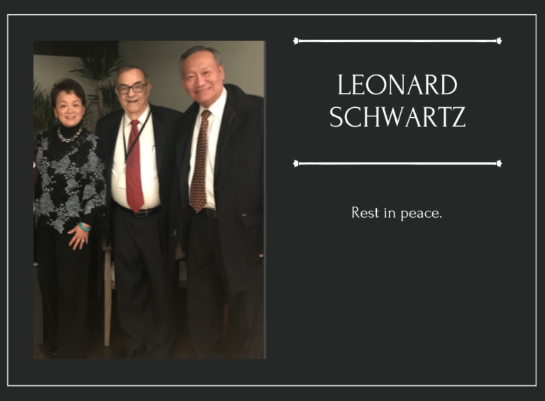 Leonard Schwartz, Rest in Peace - EdisonReport