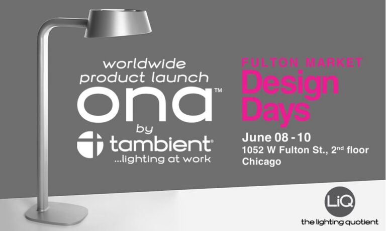 The Lighting Quotient Announces tambient® ona™ at Fulton Market Design ...